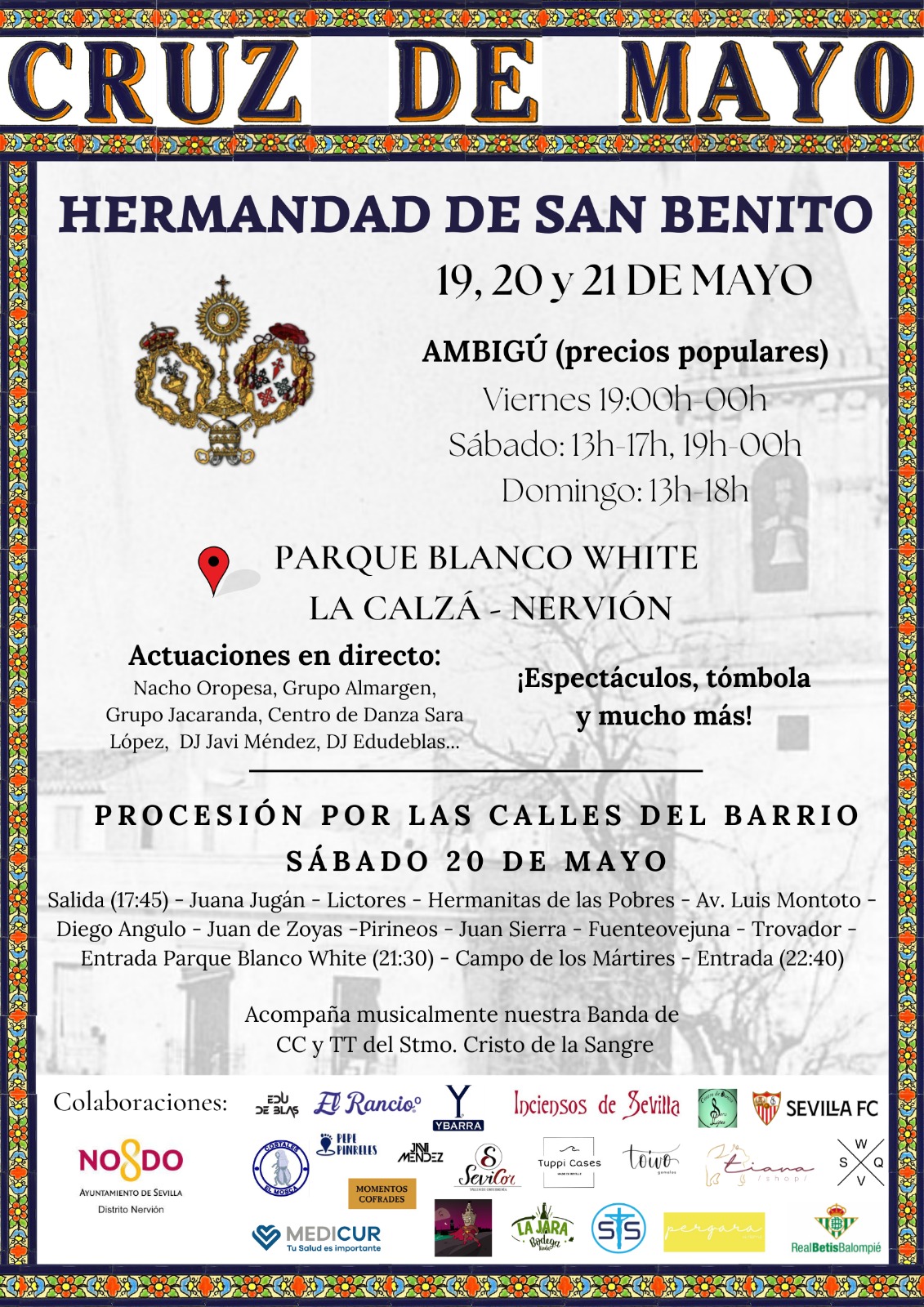 Cartel Cruz de Mayo – Hermandad de San Benito