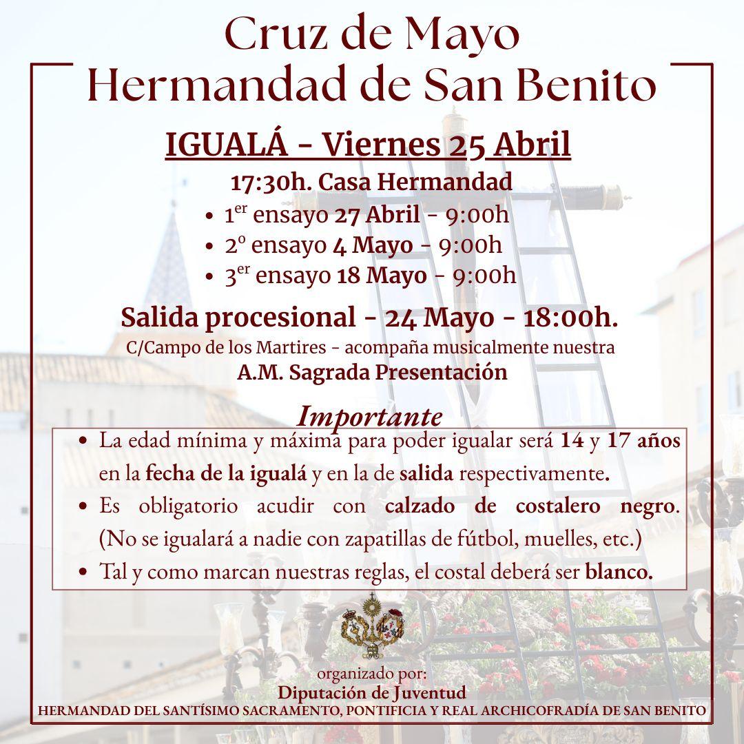 Igualá Cruz de Mayo 2025 – Hermandad de San Benito